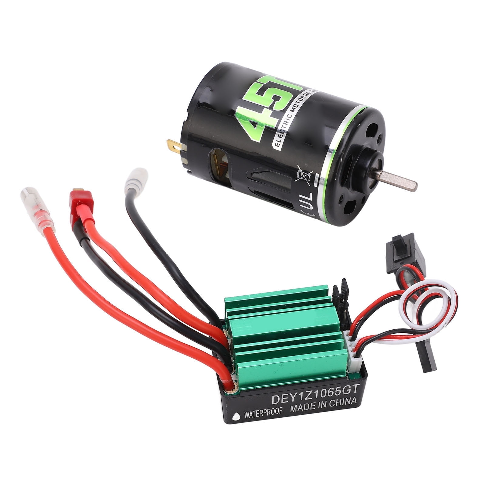Dilwe RC Brushed Motor 320A ESC Combo, 540 High Torsion Low Noise Mode ...