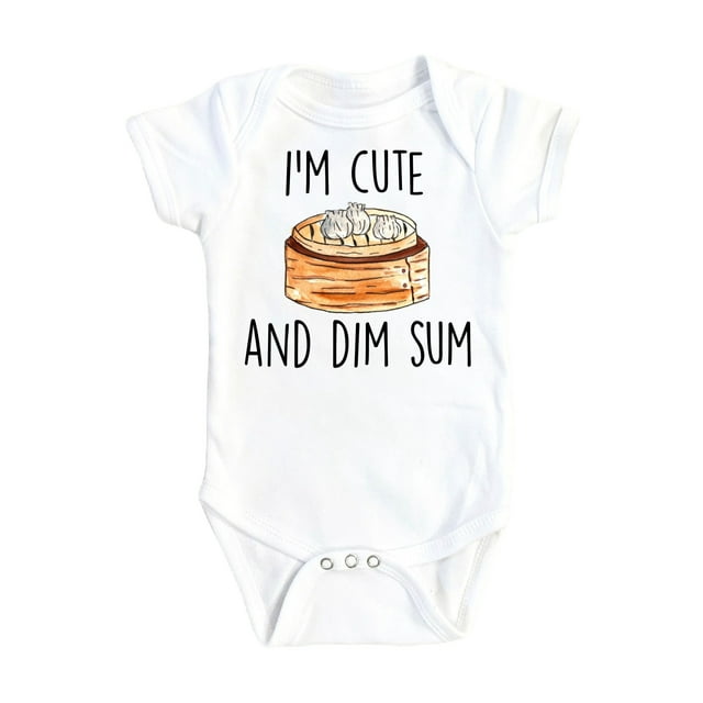 Dim Sum - Baby Boy Girl Clothes Infant Bodysuit Funny Cute Newborn ...