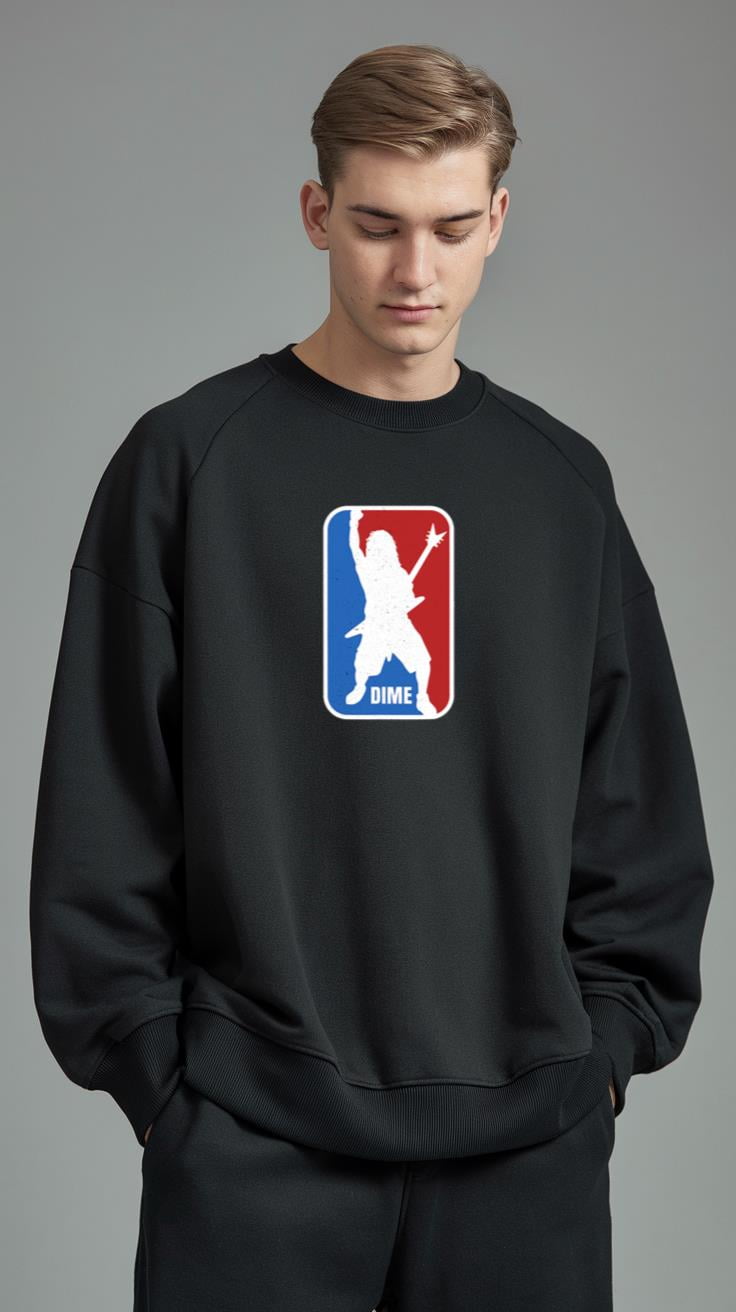 Dime Dimebag Darrell Sport Logo Guitar sweatshirt, Metal, for men ...