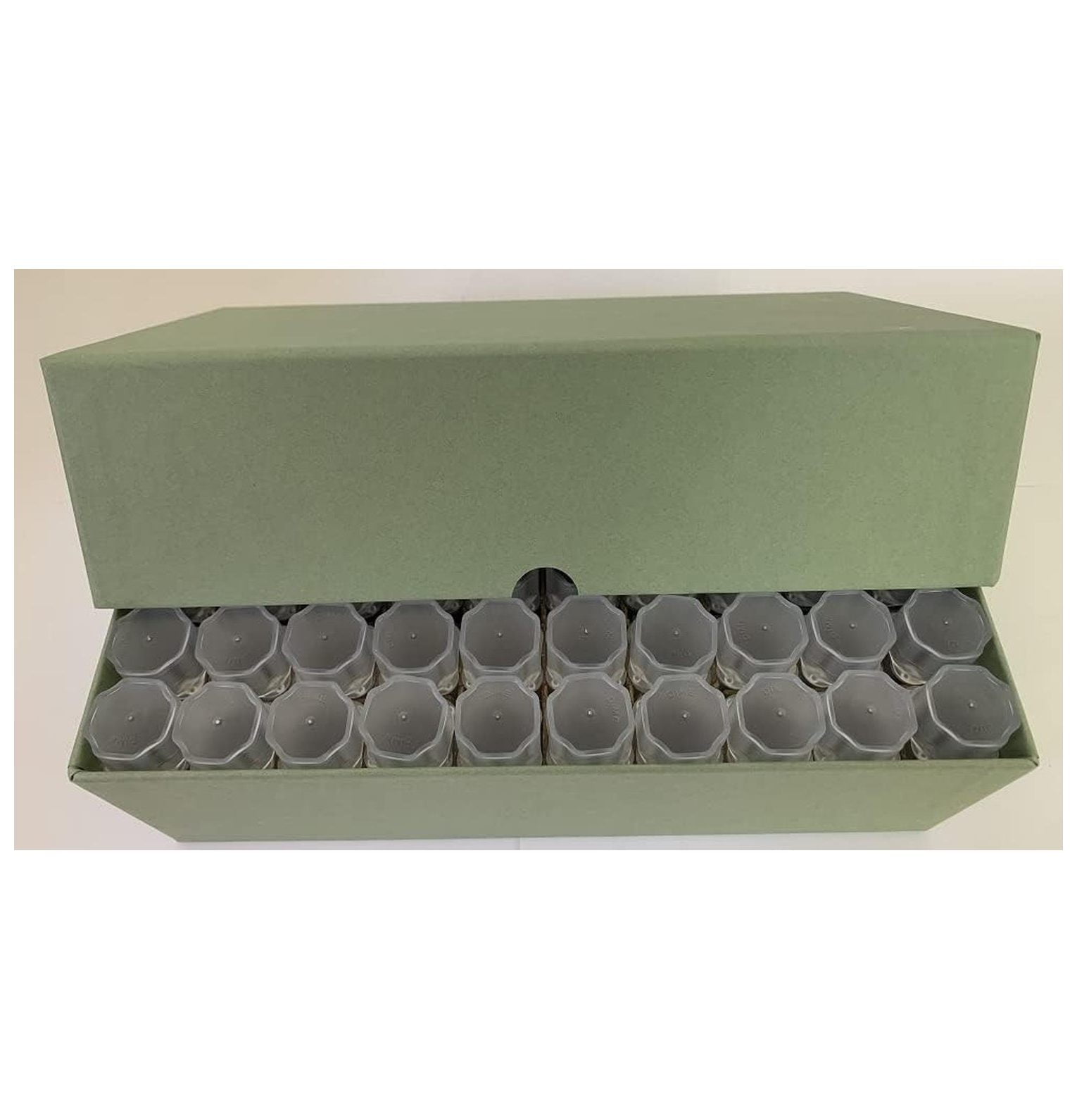 Dime/Green Coin Tube Box with, 50 Dime Square Tubes - Walmart.com