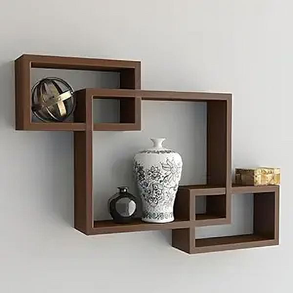 Dime Store Interlock Wall Mount Wall Shelf For Living Room And Home ...