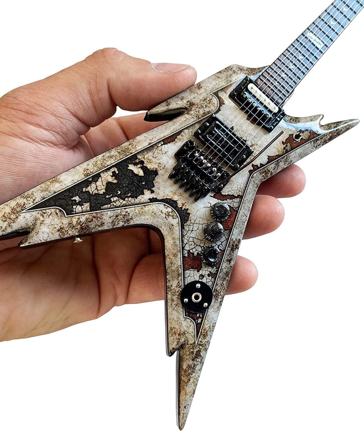 Dimebag Darrell Dean Razorback Mini Guitar - Rust Razorback Guitar ...