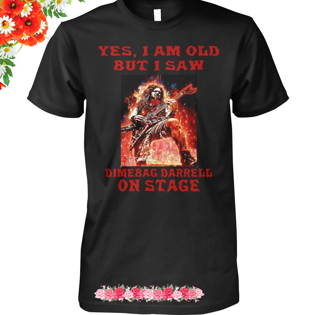 Dimebag Darrell On Stage Shirt Limited Edition - Walmart.com