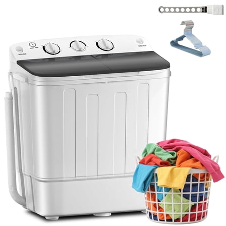 Danby 2.26 cu ft Twin Tub Washing Machine with Spin Dry, White ...