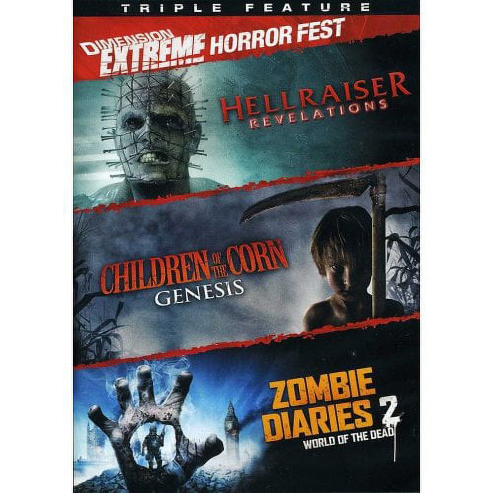 Pre-Owned Dimension Extreme Triple Feature: Hellraiser: Revelations / Zombie Diaries 2: World Of ...