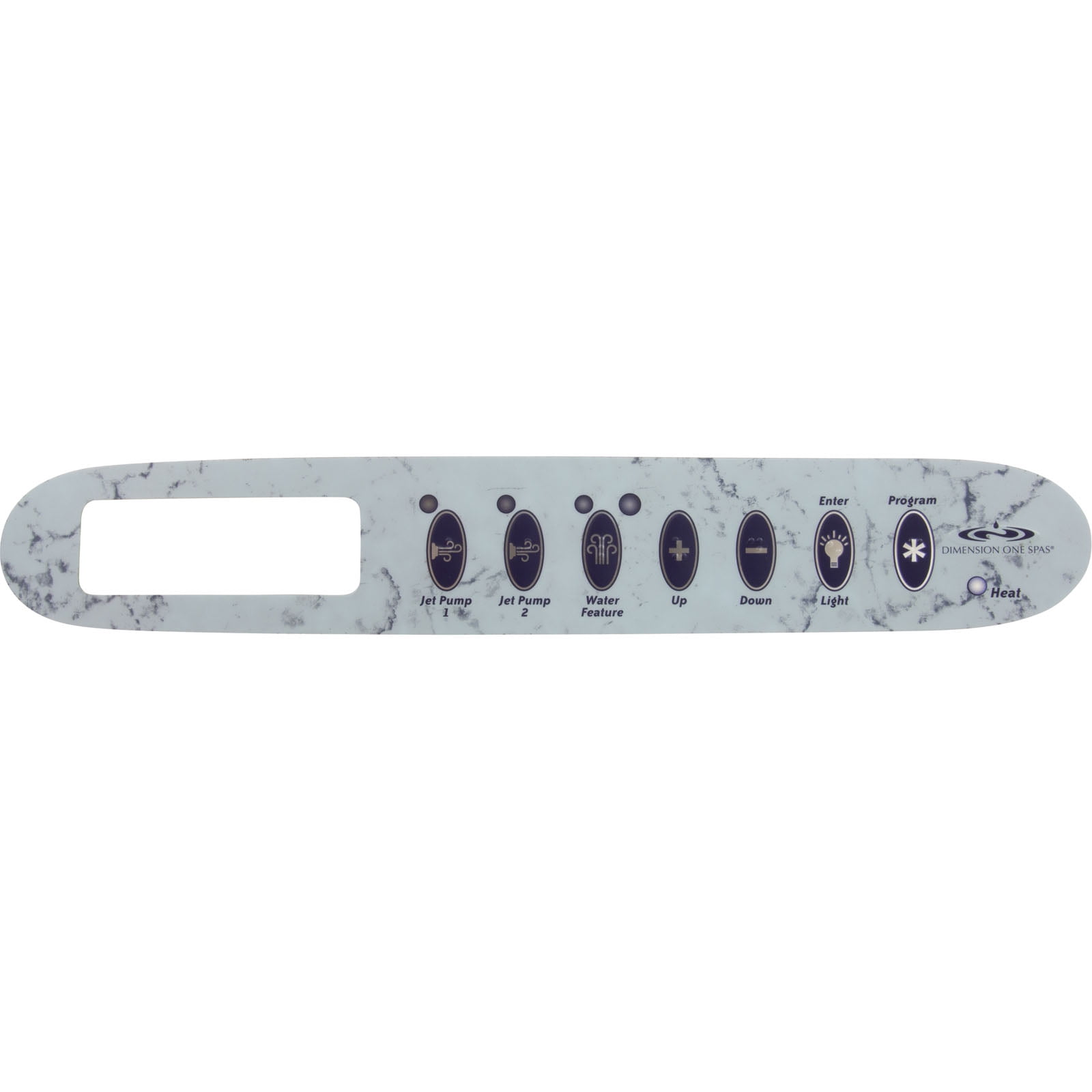 Dimension One Spas 01560-368 Overlay TSC-24/K-24 7 Button 2 Pump ...