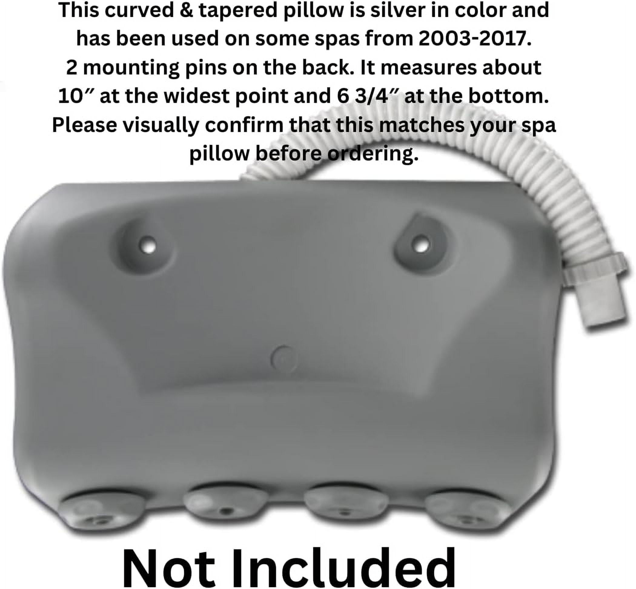 Dimension One Spas Curved Pillow with - Walmart.com