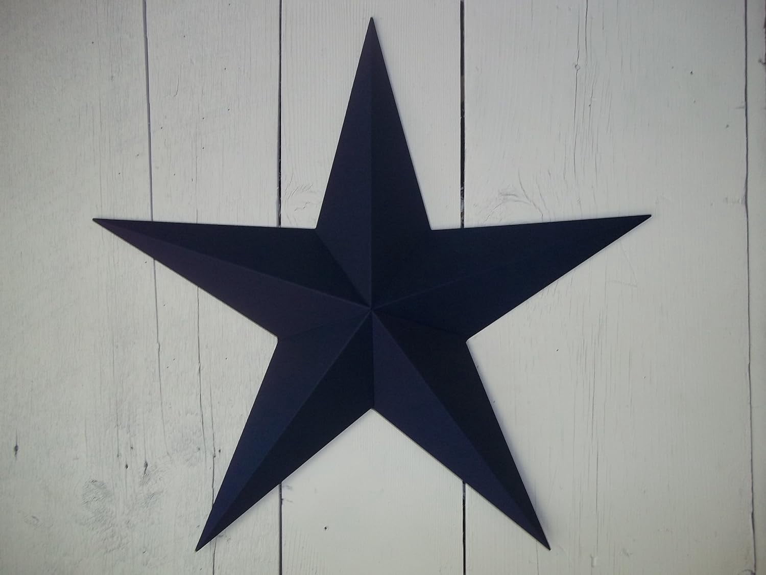 Dimensional 16" Galvanized Barn Star Painted Blue - Walmart.com