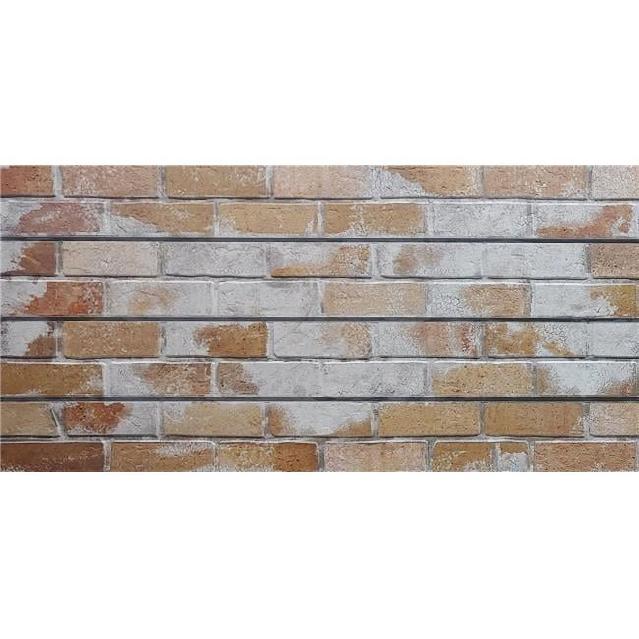 Dimensional Impact 2P-SW-BOP-L 3D Textured Slatwall - Brick Old Paint ...