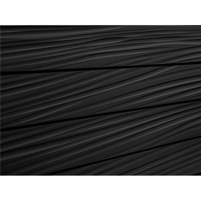 Dimensional Impact 2P-SW-NW-B 3D Textured Slatwall - Nu Wave - Black ...