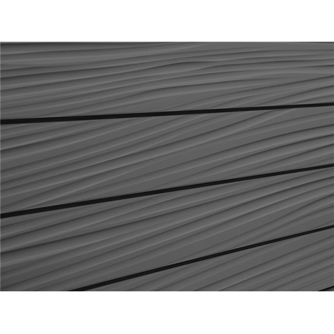 Dimensional Impact 2P-SW-NW-G 3D Textured Slatwall - Nu Wave - Grey ...