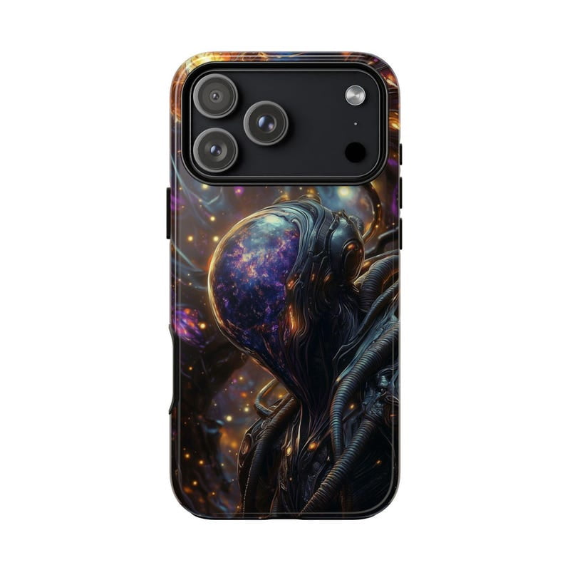 Dimensional Seeker Alien Astronaut Graphic Phone Case for iPhone 11,12 ...