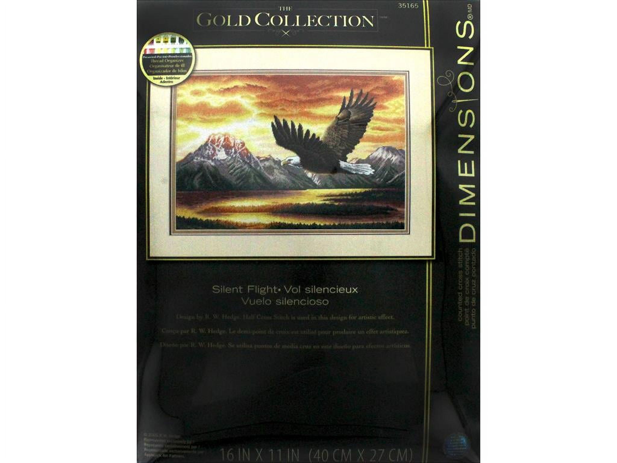Dimensions Cross Stitch Kit 16x11 Silent Flight - Walmart.com