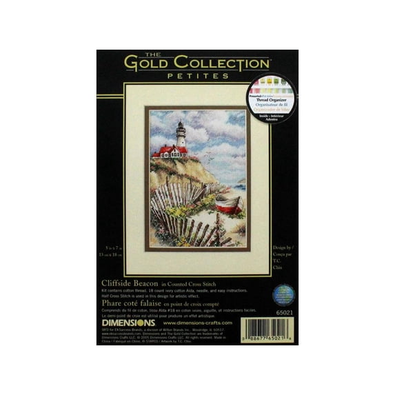 Dimensions Cross Stitch Kit 5x7 Cliffside Beacon - Walmart.com