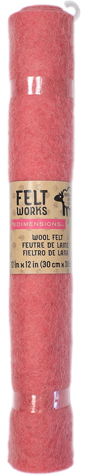 Dimensions Feltworks Felt Roll 12"X12"-Salmon - Walmart.com