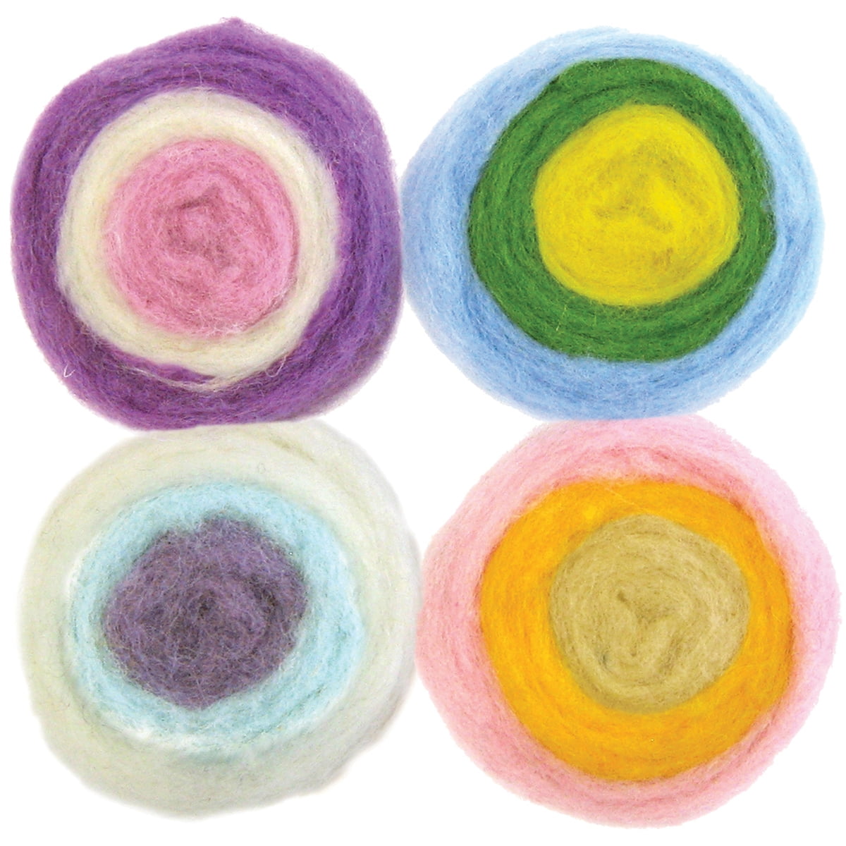 Dimensions Feltworks Pastel Roving Rolls: 2 oz - Walmart.com