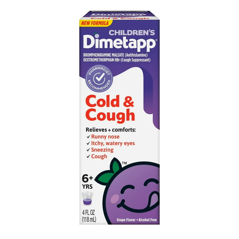 Dimetapp Cold And Cough Dosage Chart By Weight Chart Walls