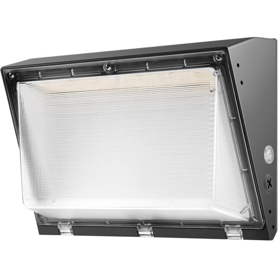 Dimmable 100W LED Wall Pack Light with Dusk to Dawn Photocell, 100-277V ...