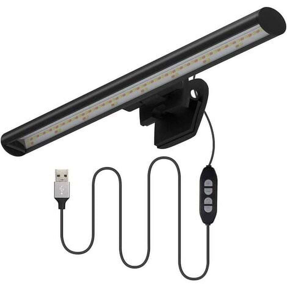 Dimmable 3 Color Temperature Modes LED USB Laptop Screen Lamp 10 ...