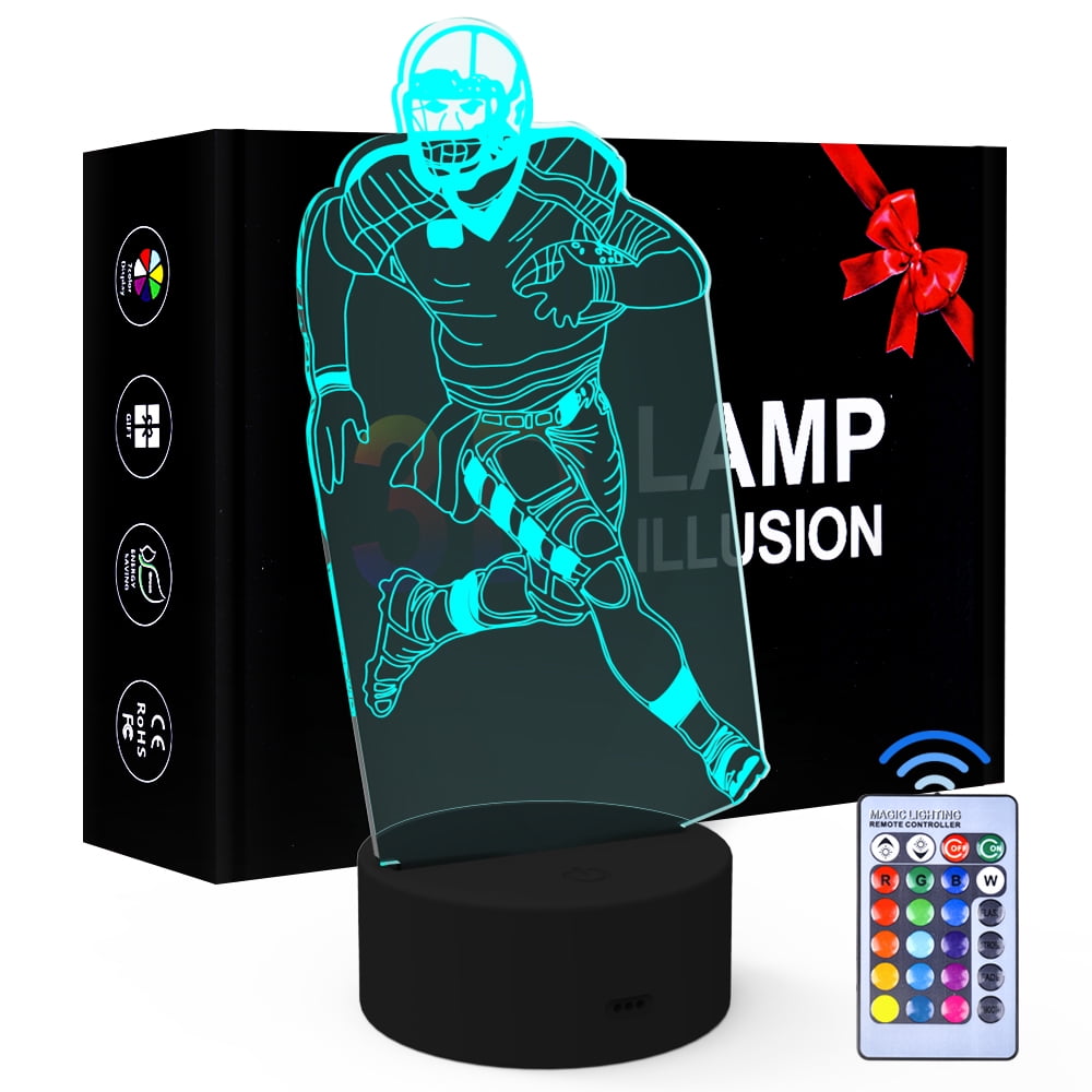 Dimmable 3D LED Lamp Birthday Present for 6 7 8 9 10 Girls Boys ...