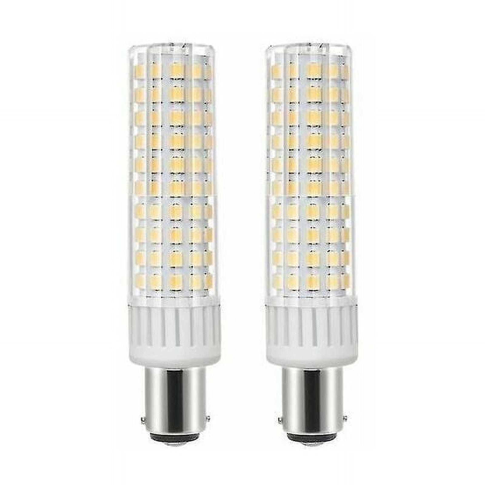 Dimmable Ba15d Led Light Bulb, Warm White 3000K Double Contact Bayonet ...