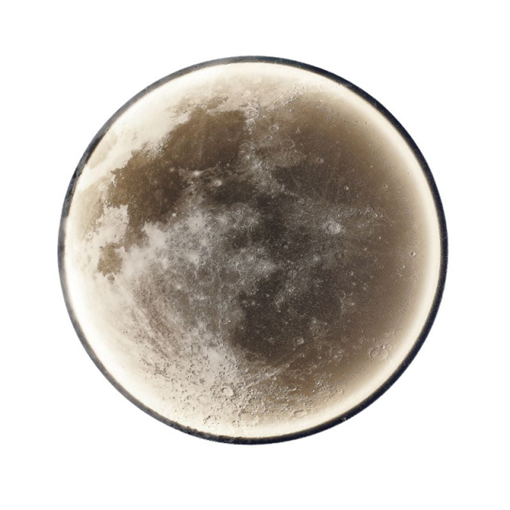 Dimmable Background Wall LED Bedroom Moon Light Decorative Lights Wall ...