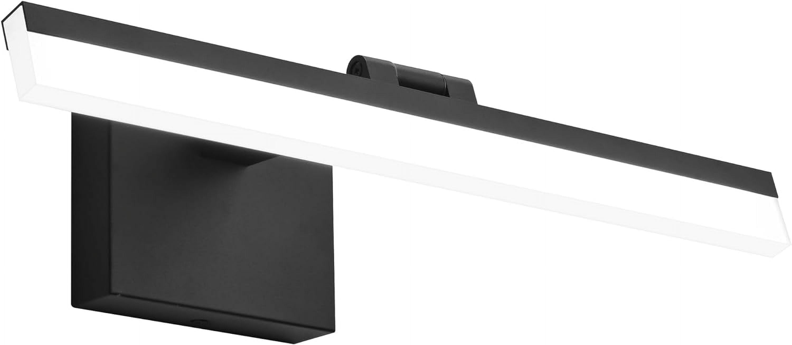 Dimmable Black Vanity Light Bar Lighting Fixtures Modern Bathroom Light ...