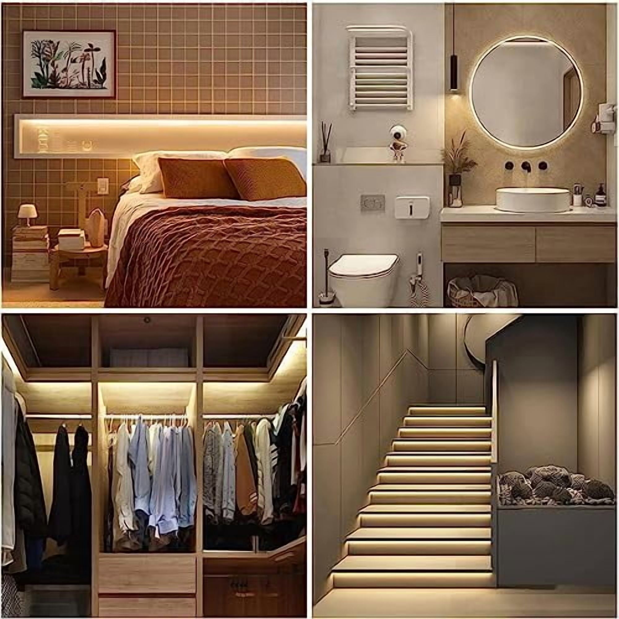 Dimmable COB LED Strip Lights,1m/3.28ft DC5V 320LEDs/m Non-Waterproof ...