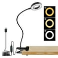 Dimmable Clip on Light,48 LED USB Book Reading Light,Color Changeable ...