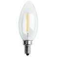 Dimmable E12 2W COB Candle Flame Filament LED Light Bulb Lamp 10*3.5cm - Walmart.com