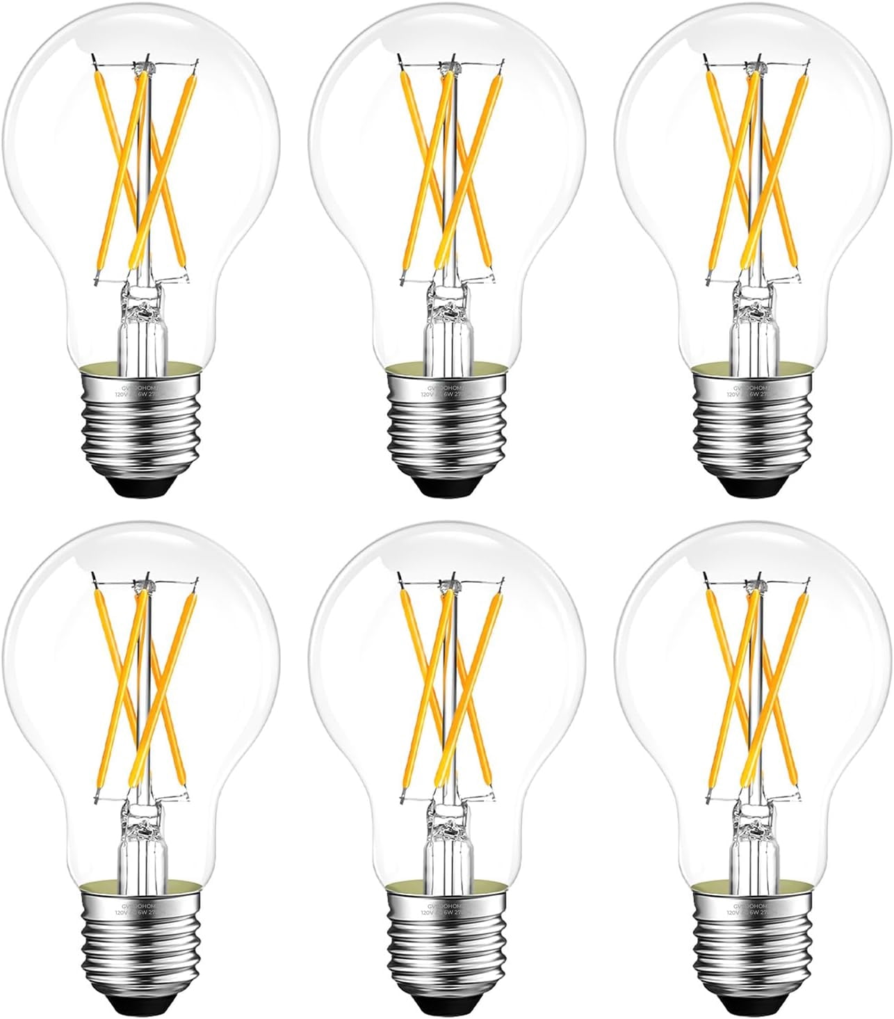 Dimmable E26 YANTON Bulb 6W, 60 watt Equivalent, VintaYANTON YANTON ...