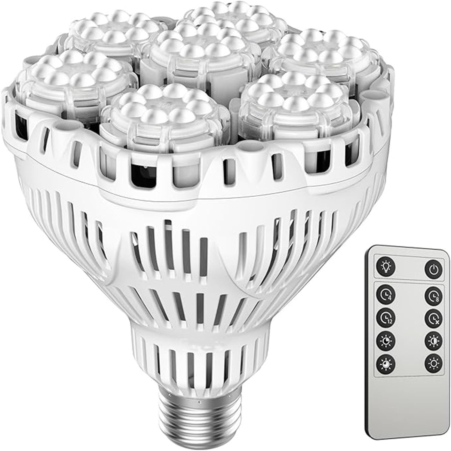 Dimmable Grow Light Bulb Full Spectrum, High 40W (600 Watt Equiv) with ...