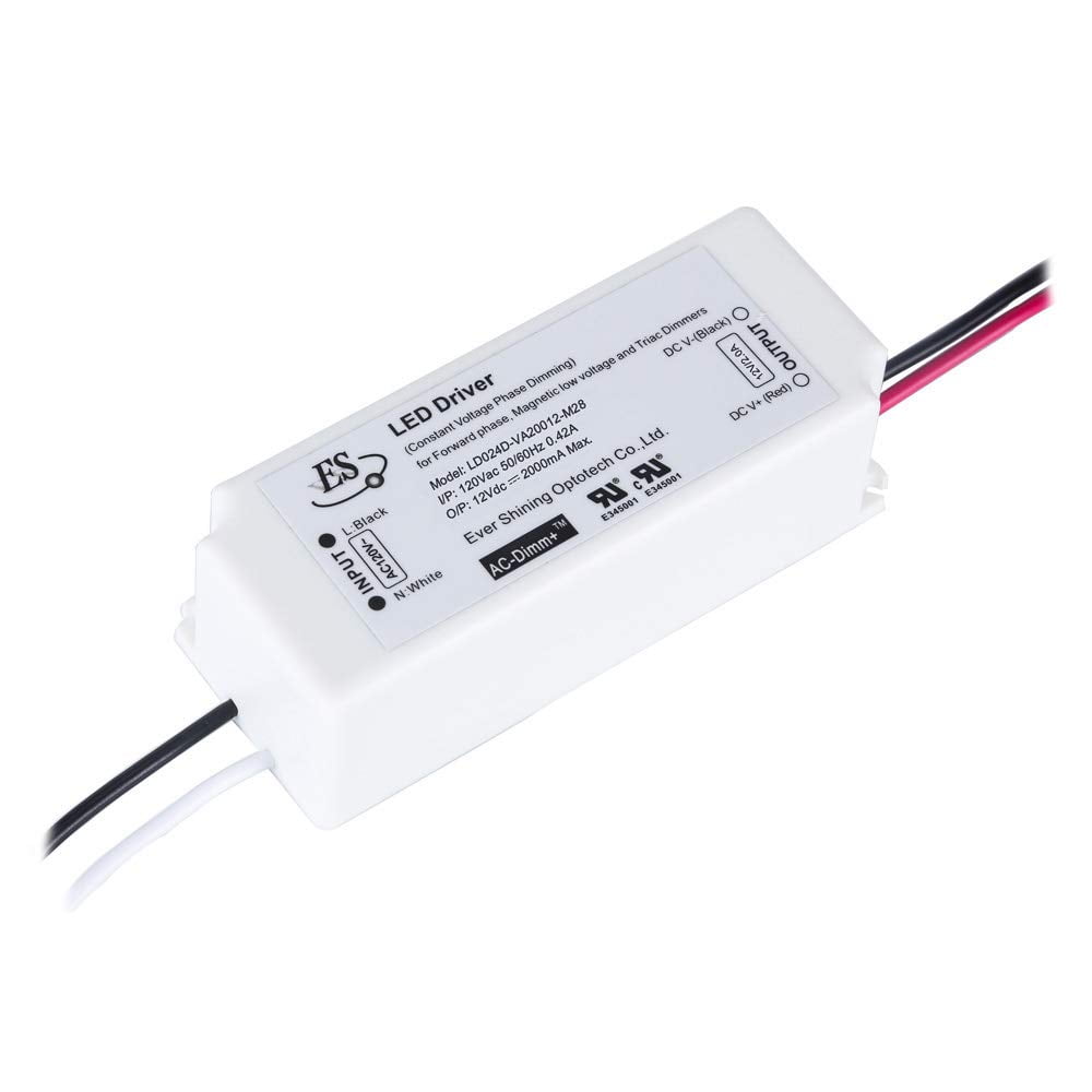 Dimmable LED Driver 12V 24W Triac Dimming, UL Recognized LED Power ...