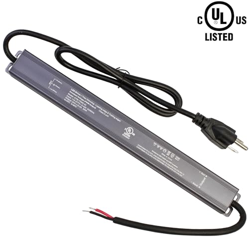 Dimmable LED Driver Power Supply, 24v 60W Class 2 Triac Compatible with ...