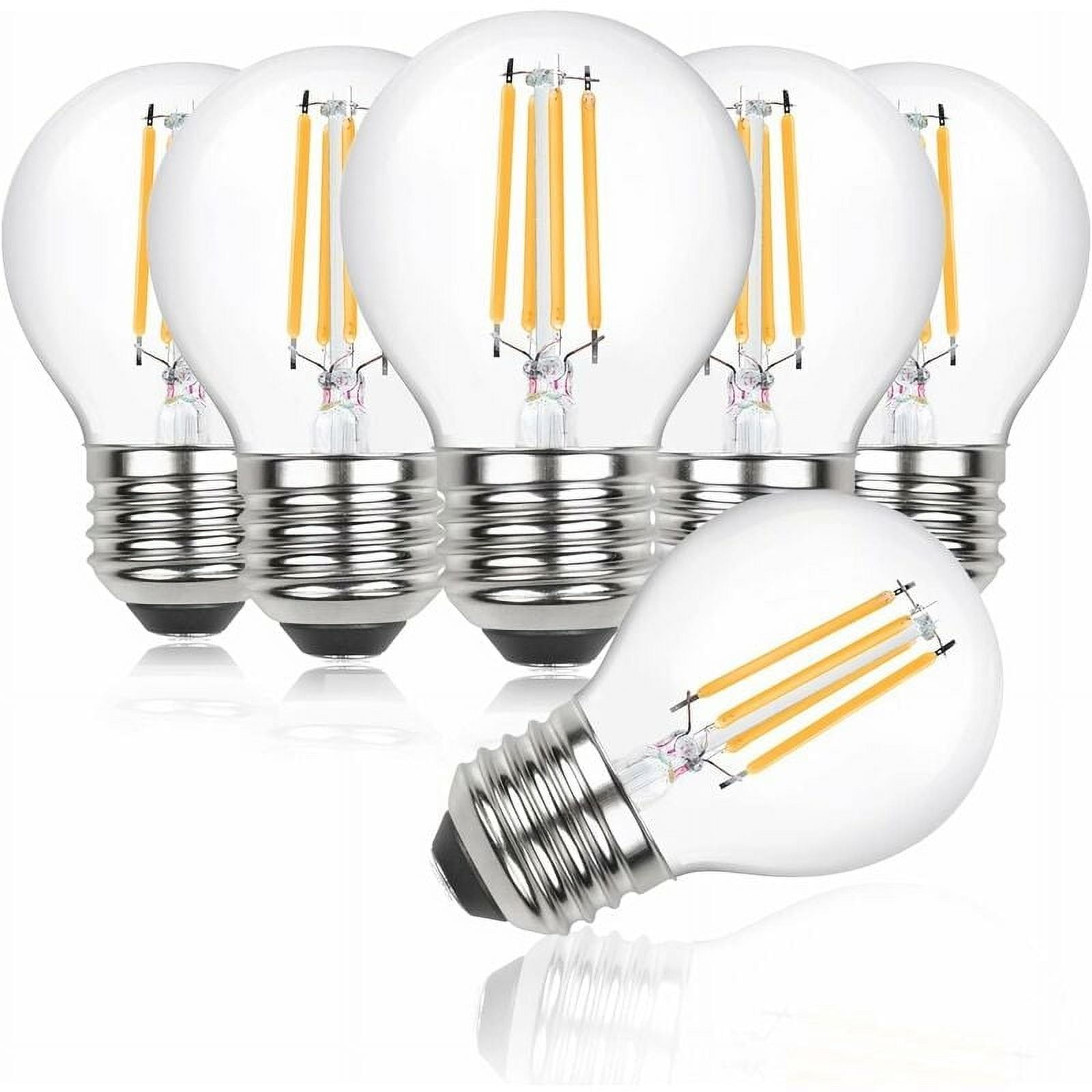 Dimmable LED Filament Bulb, Decorative Light With Vintage Clear Glass ...