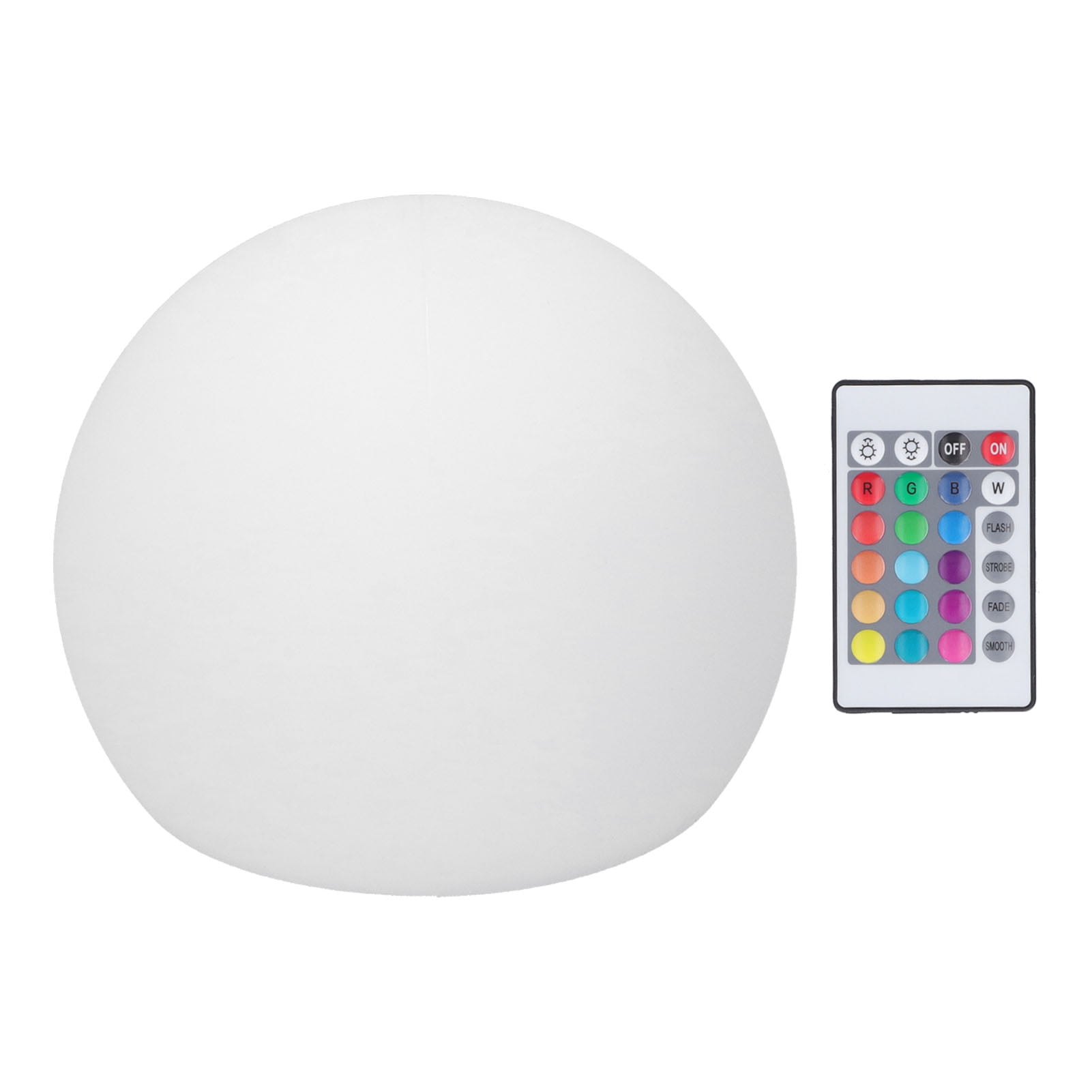 Dimmable LED Globe Lamp, 24,Key Remote, Color Changing, 3AAA Battery ...