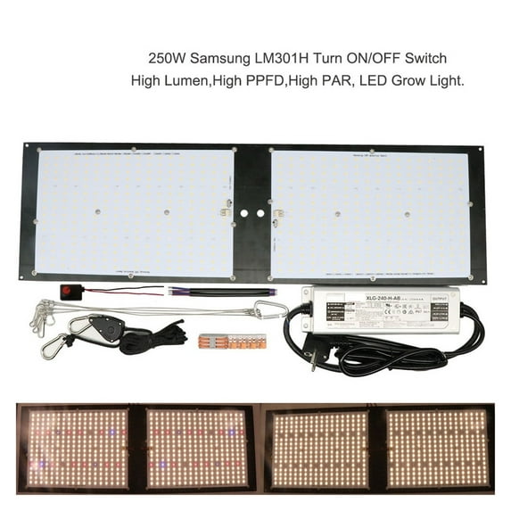 Dimmable LED Grow Light UV IR Tech LED Board LM301H V2 120W 240W 320W ...