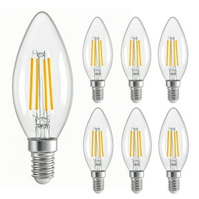 BH&G LED Light Bulb, 5.5-Watt (60W Equiv.) B10 Candle Bulb Dimmable E26 ...