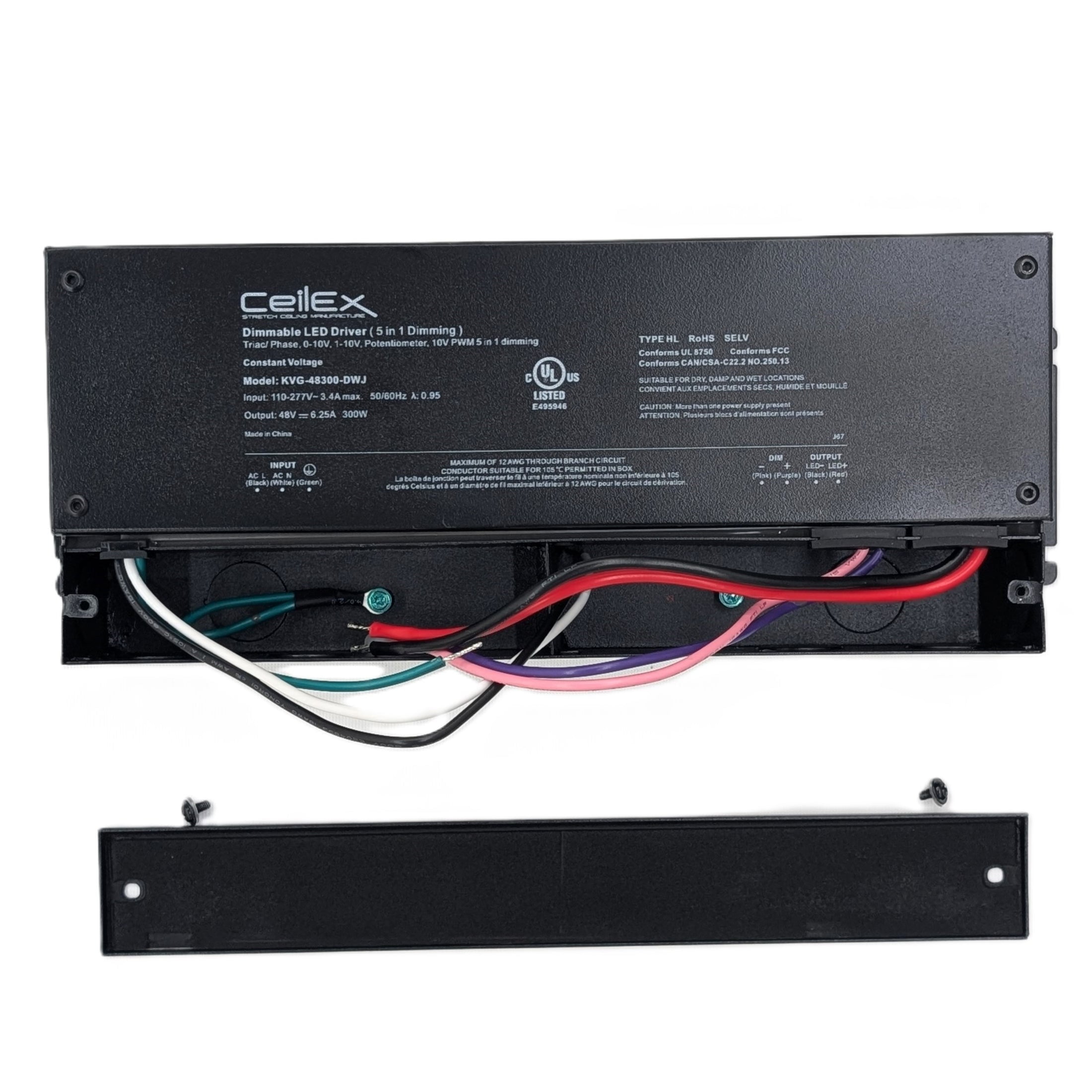 Dimmable Led Driver 48V 300W IP67 – Waterproof Power Supply, Triac & 0 ...