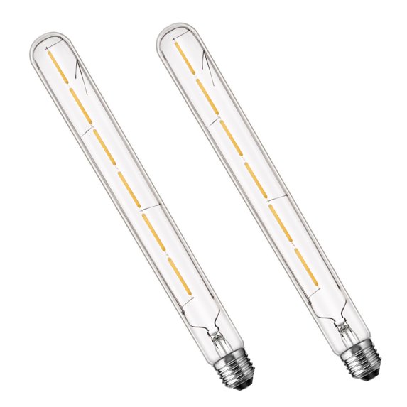 Dimmable Led Tubular Light Bulbs, T30 Edsion Bulbs, 2700k Filament ...
