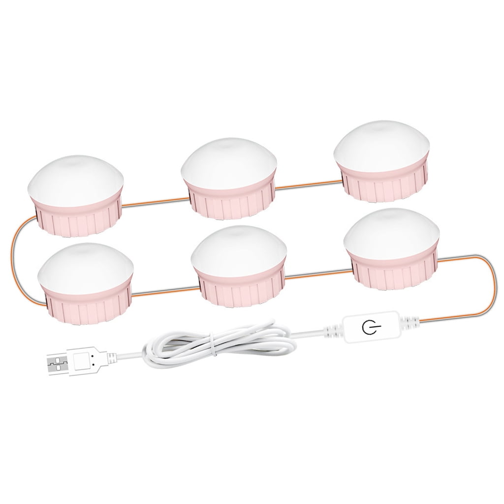 Dimmable Mirror Lights Small Light Bulbs 3 Brightness Settings Plastic ...