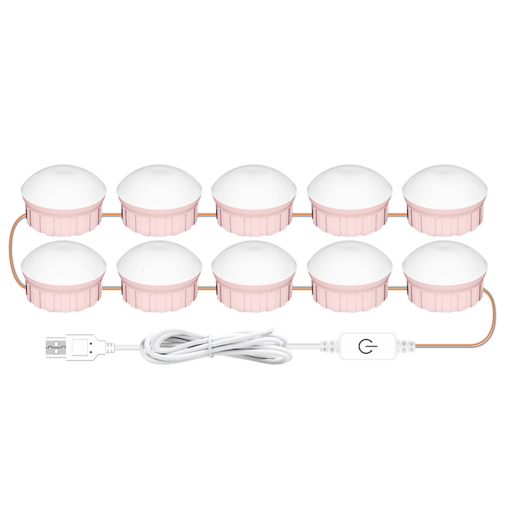 Dimmable Mirror Lights Small Light Bulbs 3 Brightness Settings Plastic ...