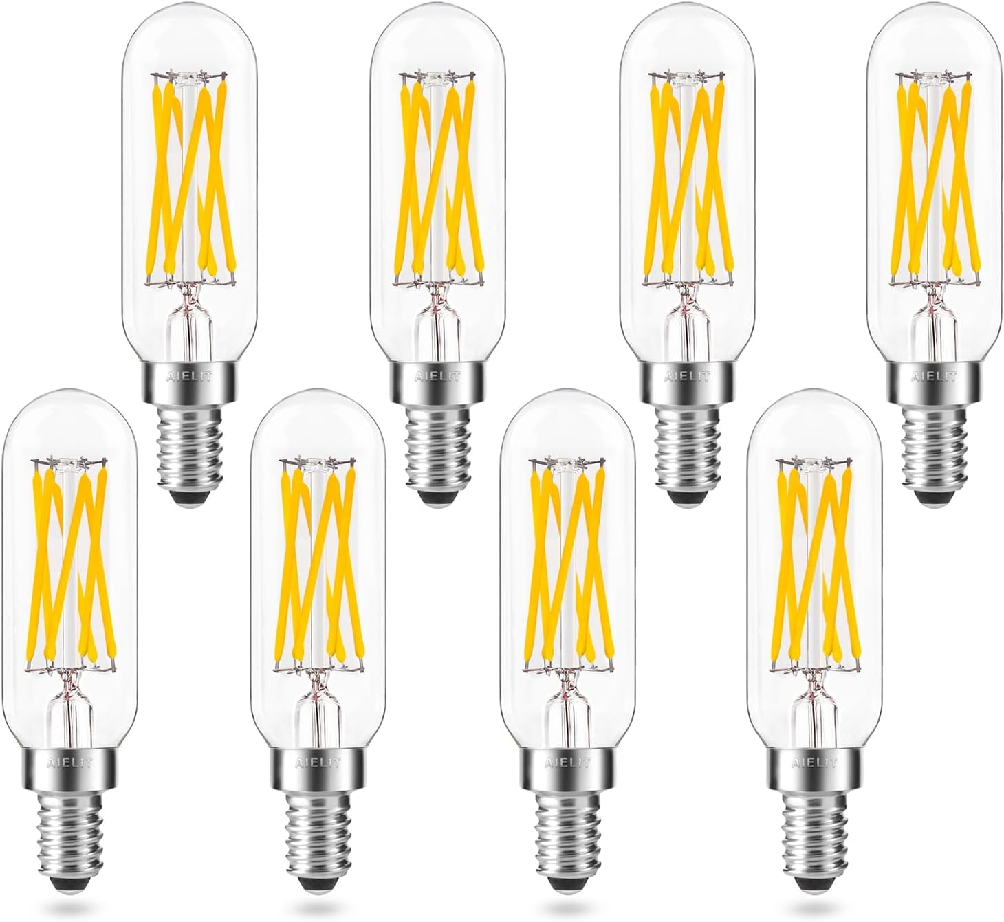 Dimmable T8 Vintage LED Light Bulb, E12 Small Candelabra Base, 60W ...