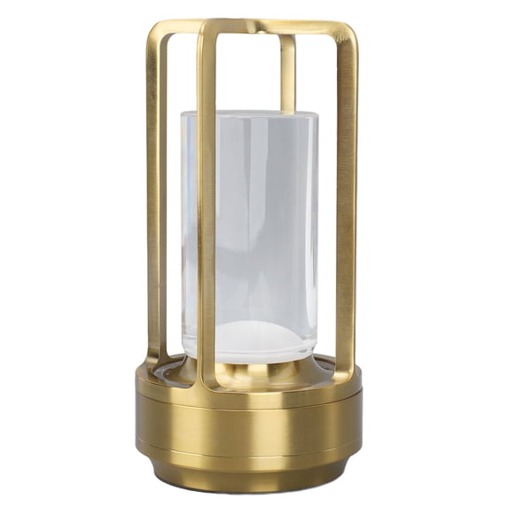 Dimmable Touch Lamp, Cordless RGB LED Desk Lamp With Crystal Shade, USB ...