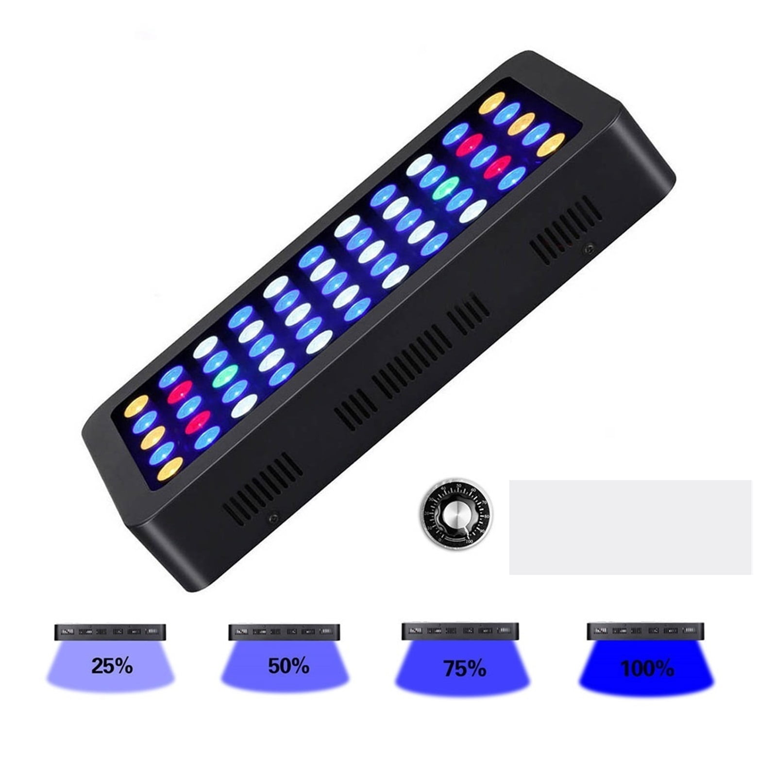 Dimmer Led Aquarium Lighting Coral Lights 165W Marine Aquarium Light ...