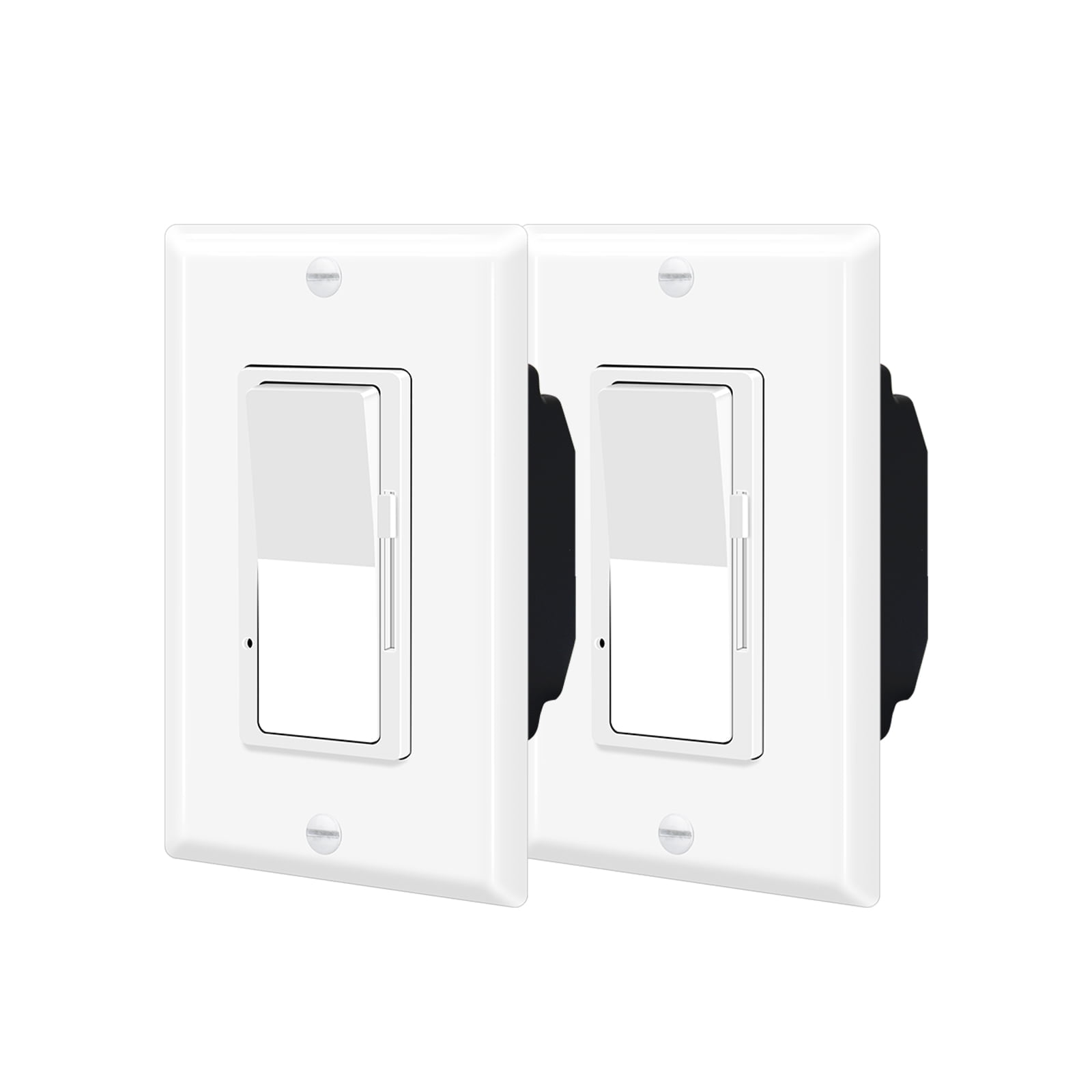 Dimmer Light Switch Decora,Nineleaf 2 Pack 3-Way Dimmer Switch for ...