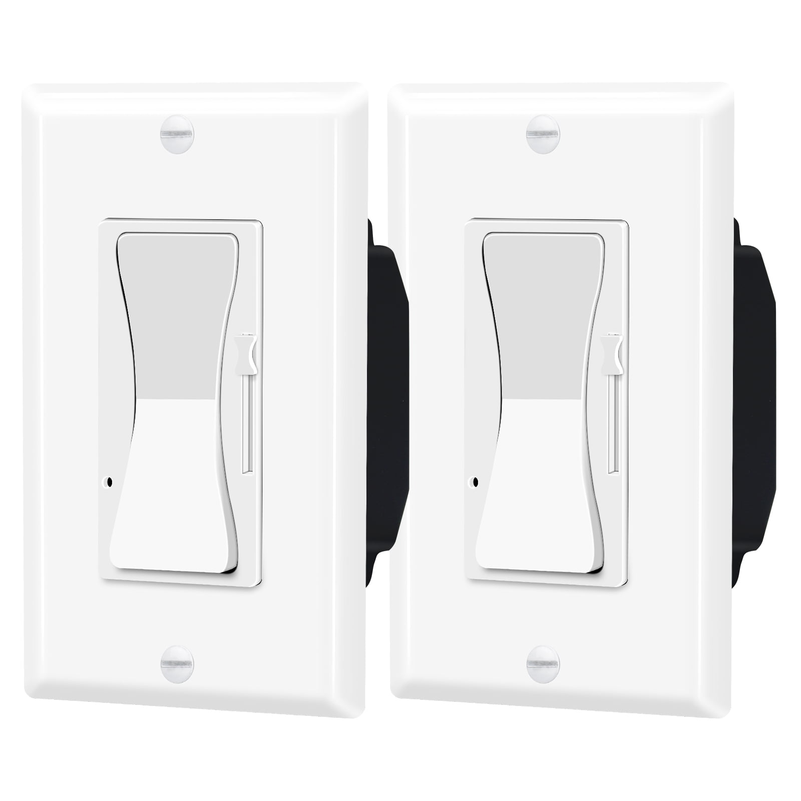 Dimmer Light Switch Decora,Nineleaf 20Pack Curved 3-Way Dimmer Switch ...