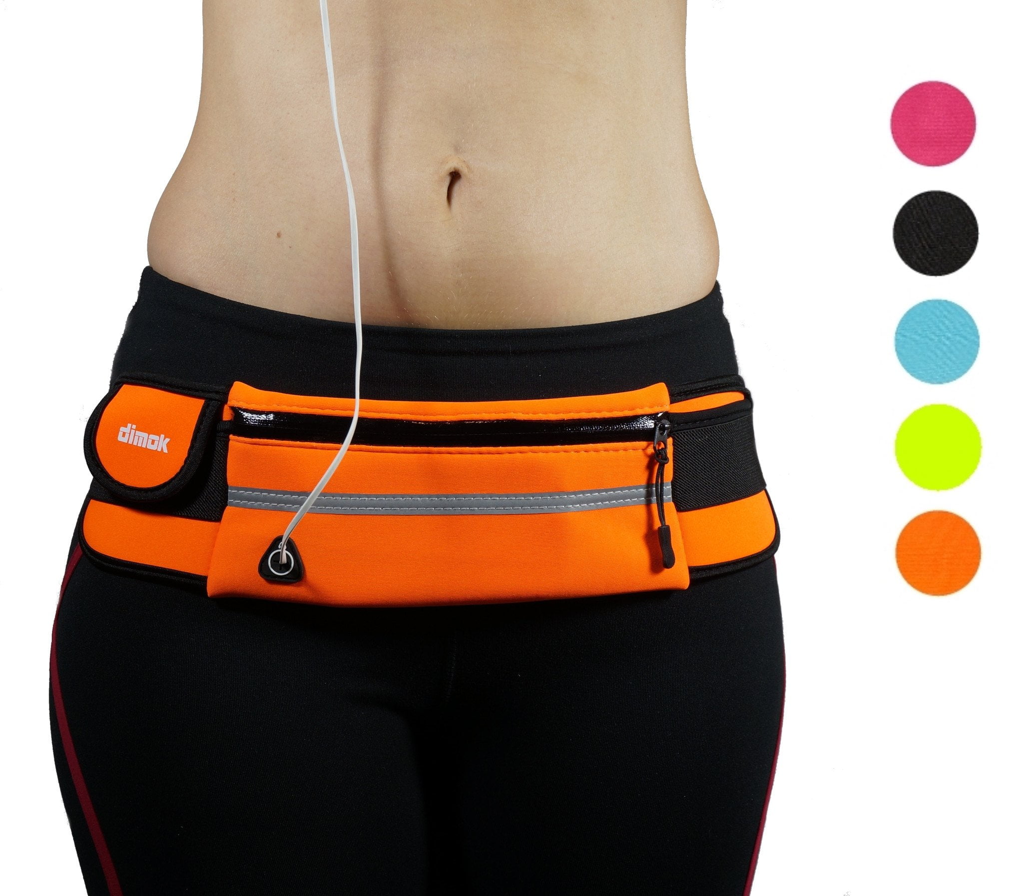 Dimok Running Belt Waist Pack Fanny Pack for Runners - Walmart.com