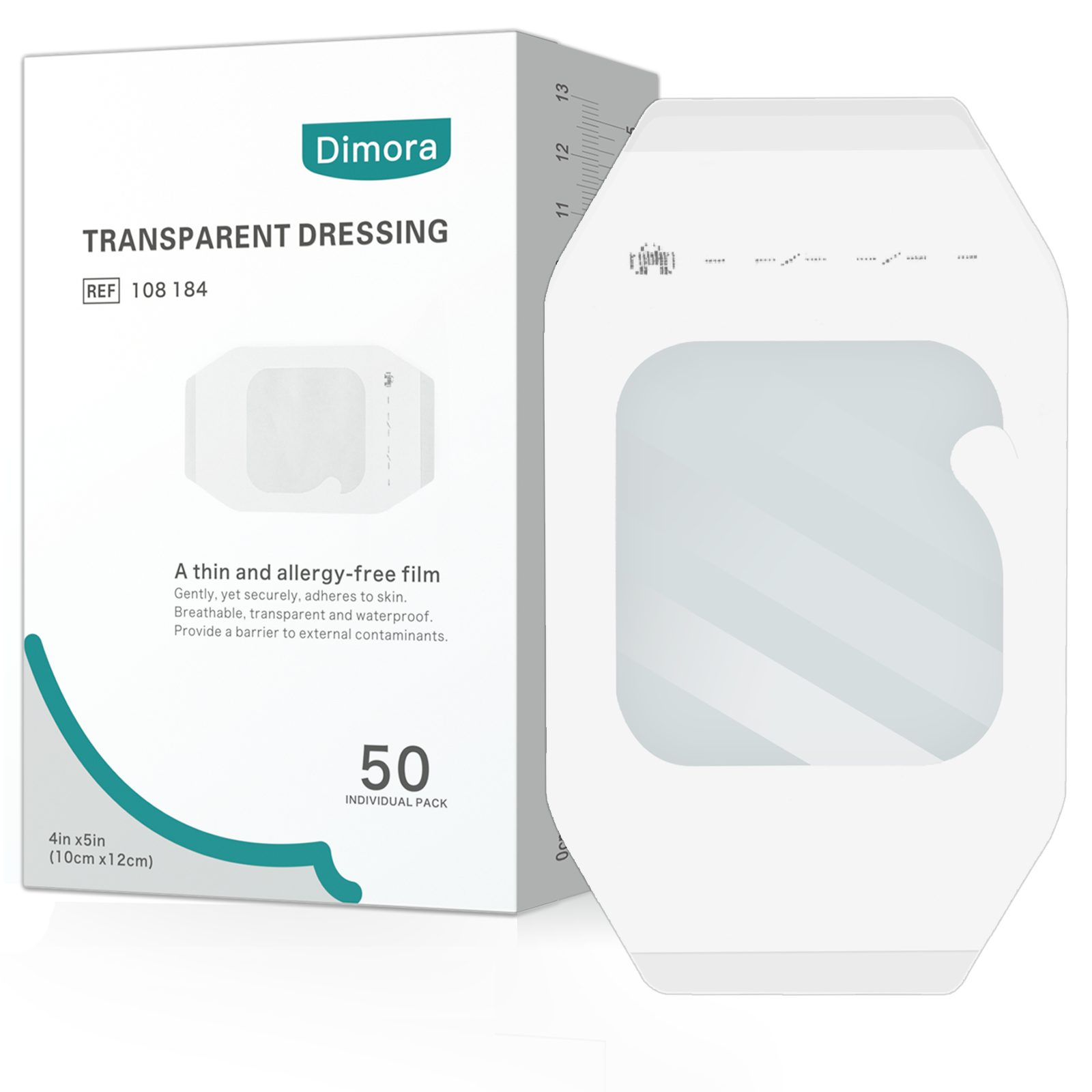 3M Tegaderm Transparent Film Dressing 2 3/8" x 2 3/4 | 1 Each - Walmart.com