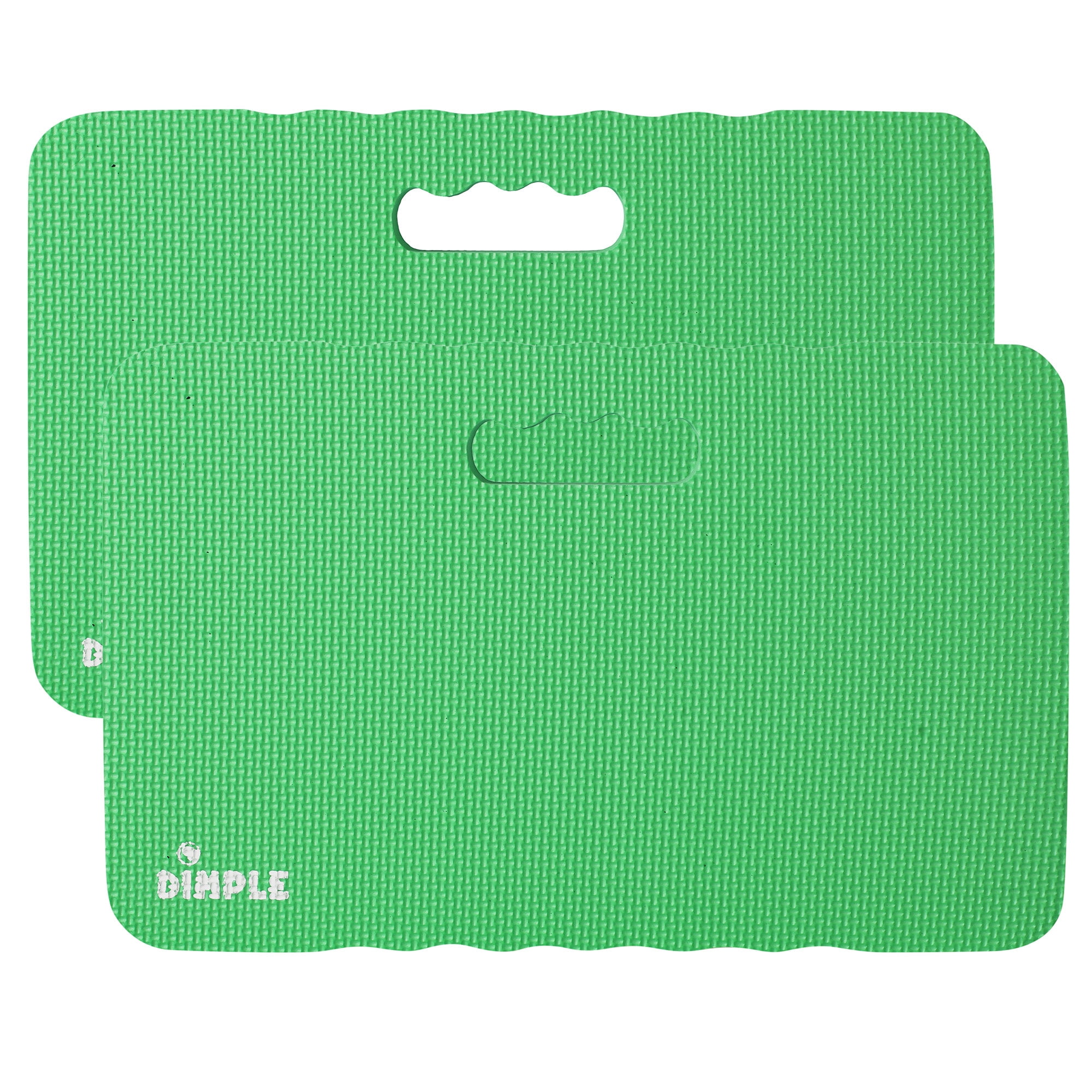 Dimple 1.5" Thick Foam Kneeling Pad Mats Green Qty 2 for Gardening Yoga ...